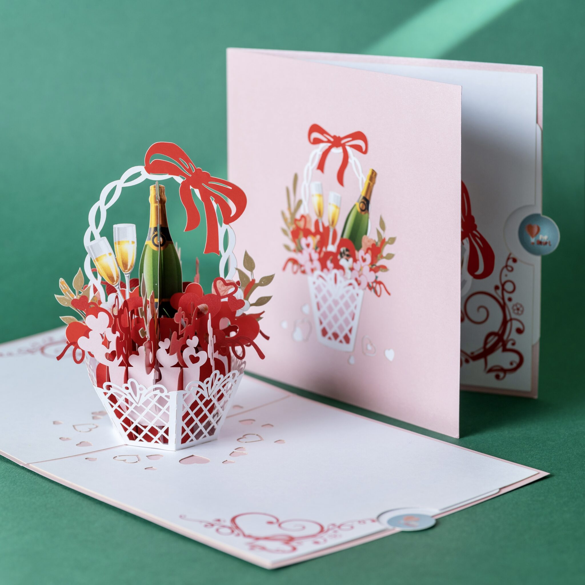 Champagne Pop Greeting Card